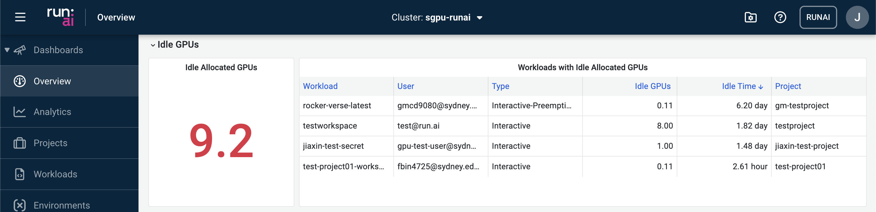 dashboards – Sydney Informatics Hub GPU Cluster Onboarding Guide