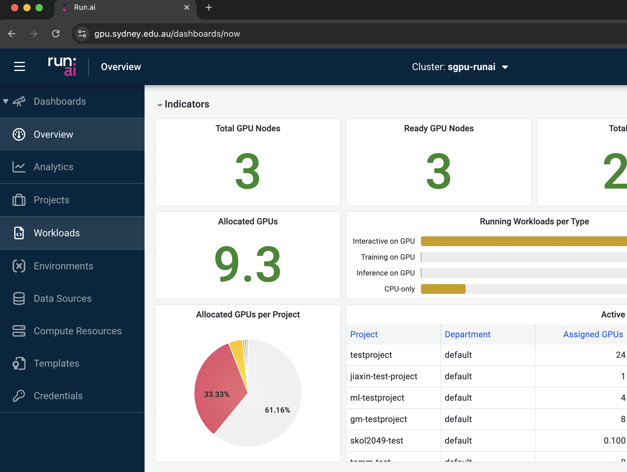 user_interface – Sydney Informatics Hub GPU Cluster Onboarding Guide